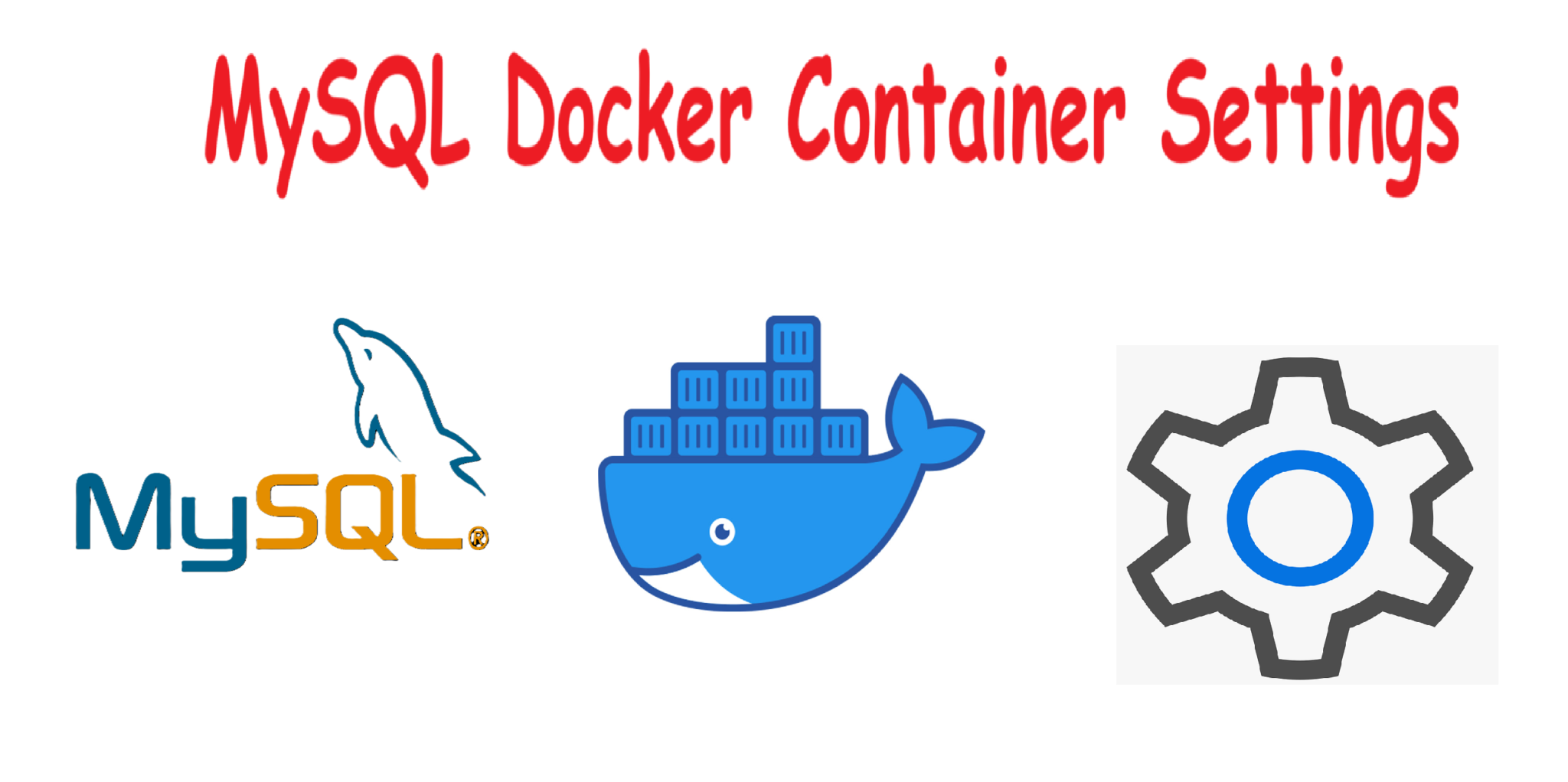 Mysql docker container settings - TheSiliconBoard